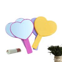China Small Custom Hand Held Cosmetic Mirror Ideal for Everyday and Occasions for sale