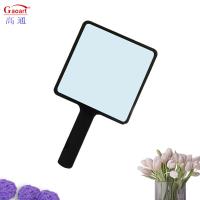 China Custom Travel Cosmetic Hand Mirror with Extra LOGO and Modern Style Makeup Benefits for sale
