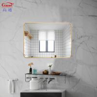 China Modern Hanging Wall Art Decor Aluminium Frame Mirror for Bathroom Decoration Everyday for sale