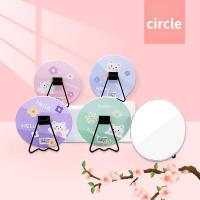 China Heart Shaped Mini Mirror for Fashionable Custom Home Decor and Adjustable Design for sale
