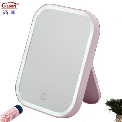 China Adjustable LED Lighted Makeup Mirror for Compact and Convenient Home Vanity for sale