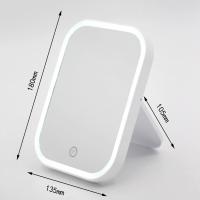 China Get Ready Anytime Anywhere with this Convenient Handheld Travel Cosmetic Light Mirror for sale