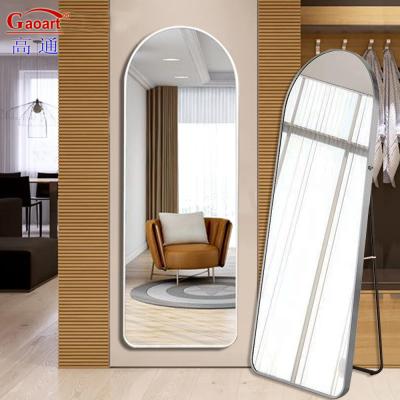 China Glass Mirror Arch Floor Length Standing Full Wall Bedroom Decoration for Elegant Home for sale