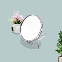 China Cute Travel Vanity Cosmetic Square Pocked Table Desktop Makeup Top Mirror Customized Packaging for sale