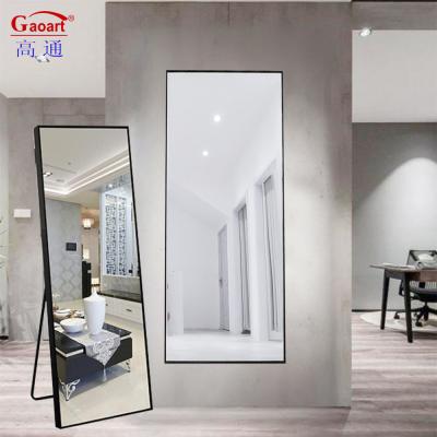 China Full Body Salon Wall Length Mirror with Modern Stylish Design and Aluninium Alloy Frame for sale