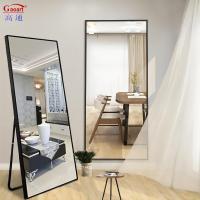 China Living Room Genuine Barber Standing Wall Dress Bathroom Full Body Length Salon Mirror for sale