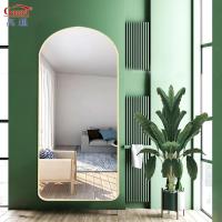 China Fashion Glass Mirror Full Length Body Wall Standing Sticker Mirror for Bathroom Salon for sale