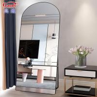 China Full Length Body Salon Standing Sticker Mirror for Living Room in Bathroom Wall Decor for sale