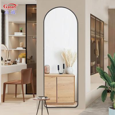 China Bathroom Art Deco Hotel Mirror with Full Length Craft and Nordic Luxury Design Style for sale