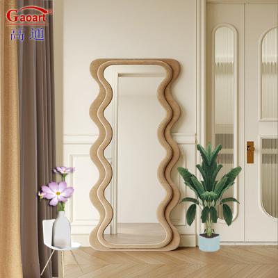 China Custom Design High Grade Large Glass Mirrors for Gym and Salon Decorative Wall Decoration for sale