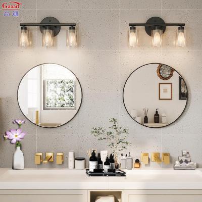 China Huge Hotel Hair Station Funky Toilet Full Length Salon Sticker Round Mirror Wall Decor for sale