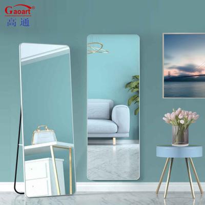 China Luxury Hotel House Infinity Home Decor Contemporary Silver Dresser for Bathroom Mirror for sale