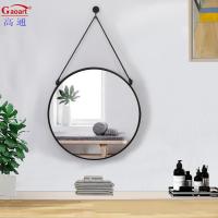 China Round House Decor Plastic Frame Mirror for Bathroom Decorative Vintage Antique Style for sale