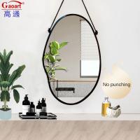 China Customized Size Art Deco Vintage Antique Plastic Frame Mirror for Bathroom Decorative for sale