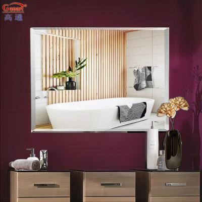 China Elevate Your Bathroom Décor with Frameless Mirror Affordable and Modern for sale