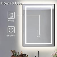 China Transform Your Bathroom into a Luxurious Space with LED Bathroom Mirror for sale