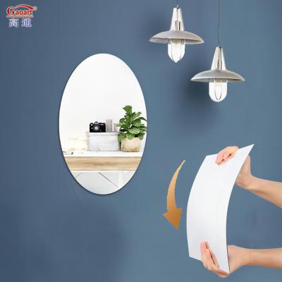 China Acrylic Mirror for Bathroom Decoration 30Pcs/ Carton Variety Shapes for sale