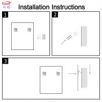 China Effortlessly Stylish LED Bathroom Mirror for Modern Bathrooms for sale