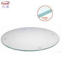 China Customized Tempered Glass Cutting Board with Non-Slip Feet Perfect for Food Preparation for sale