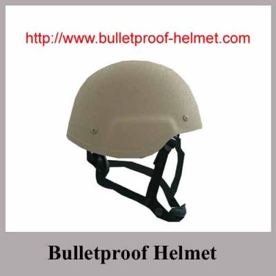 China Khaki Brown Desert  NIJ IIIA PASGT Aramid Fiber Bulletproof Helmet for sale