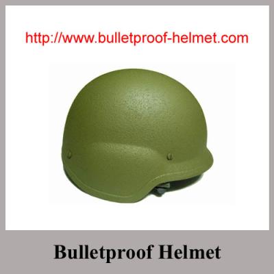 China Ballistic Multi-layers Aramid Fiber PASGT Shape Bulletproof Helmet for sale
