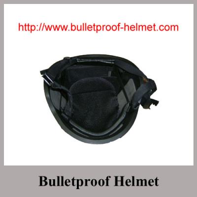 China Wholesale Security Protection  Black NIJ IIIA Aramid Bulletproof Helmet for sale