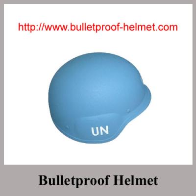 China Wholesale High Quality UN Blue 44MAG  NIJIIIA PASGT Ballistic Helmet With Aramid for sale
