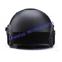 China FAST Bulletproof Helmet with Aramid Fiber OR UHMWPE Rail System For Attaching Accessories Camouflage for sale