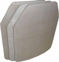 China Multi-Hit Capability Ceramic Hard Armor Bulletproof Plate Alumina. SIC Material for sale