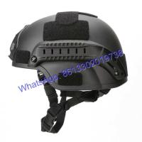 China Army Green Removable Ear Cups Multiple Vents for Air Circulation NIJ IIIA MICH Bulletproof Helmet for sale