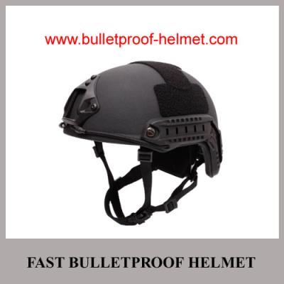 China Wholesale Cheap China NIJ IIIA Military Grey Police PE Ballistic FAST Helmet for sale