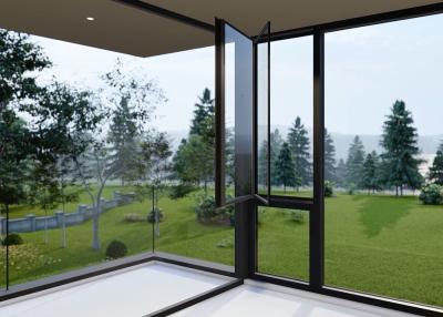 China SLEEK 86YS series minimalist narrow frame tilt and turn window (hide sash) with screen for sale
