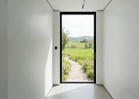 China SLEEK 86 series minimalist narrow frame hinged door for sale