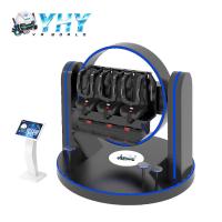 China Entertainment 3 Seats 9D VR Simulator 1080 Degree Rotation for sale