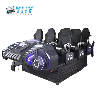 China Amusement Park 9D Movie Game VR Roller Coaster Motion Simulator With 9 Seats for sale