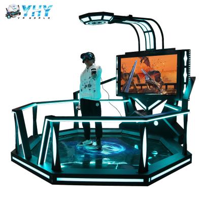 China Cool Lighting 9D VR Simulator 3 Meter Wide VR HTC Platform For 1 Players for sale
