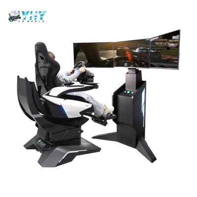 China 9d Vr Racing Simulator Machine 3-Axis 3-Screen Coin Operated Racing Car Game for sale