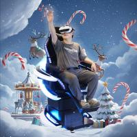 China Single Player Virtual Reality 360 Rotating Dynamic Motion Chair With Roller Coaster Games for sale