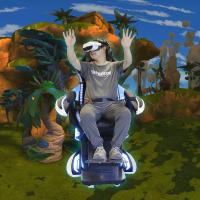 China YHY VR Crossing Cinema 9D Immersive VR Roller Coaster Experience Vr Chair With 360-Degree Rotating for sale