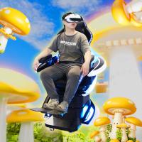 China VR 360 Chair 9D Roller Coaster Indoor Simulation Flight Simulators Game Machine for sale