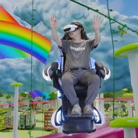 China Indoor Playground Exciting Roller Coaster Games Simulator Virutal Reality 360 Degree Flight Simulator Chair for sale
