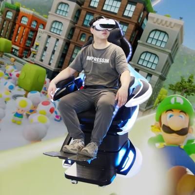 China Indoor Playground Exciting Roller Coaster Games Simulator Virutal Reality 360 Degree Flight Simulator Chair for sale