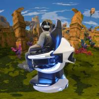 China Indoor Playground Exciting Roller Coaster Games Simulator Virutal Reality 360 Degree Flight Simulator Chair for sale