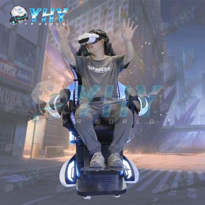 China Roller Coaster Rotating 9D Vr Flight Game Degree Full Motion Single Seat 360 Degrees Chair for sale