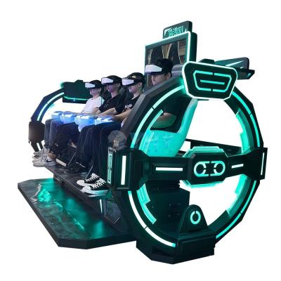China Factory 9D Motion VR Cinema Simulator Chair 4 Seats Commercial Indoor Outdoor Amusement Use for sale