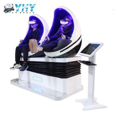 China 9D Rides Virtual Reality Game Machine VR Egg Chair Double 2 Players Cinema Simulator Fun Park for sale