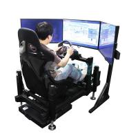 China YHY 4DOF Movement Platform Racing Simulator with 3 Screens and Aluminum Alloy Structure for Immersive Driving Experience for sale