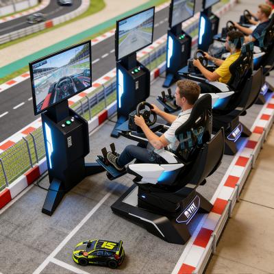 China YHY VR Multiplayer AR Racing Simulator with Customized Racing Tracks for Realistic Competition for sale