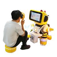 China Hot Sale 9D VR Virtual Reality Amusement Equipment Dragon Baby Simulator Shooting Game Machine for Kids for sale