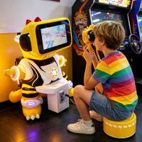 China Hot Sale 9D VR Virtual Reality Amusement Equipment Dragon Baby Simulator Shooting Game Machine for Kids for sale